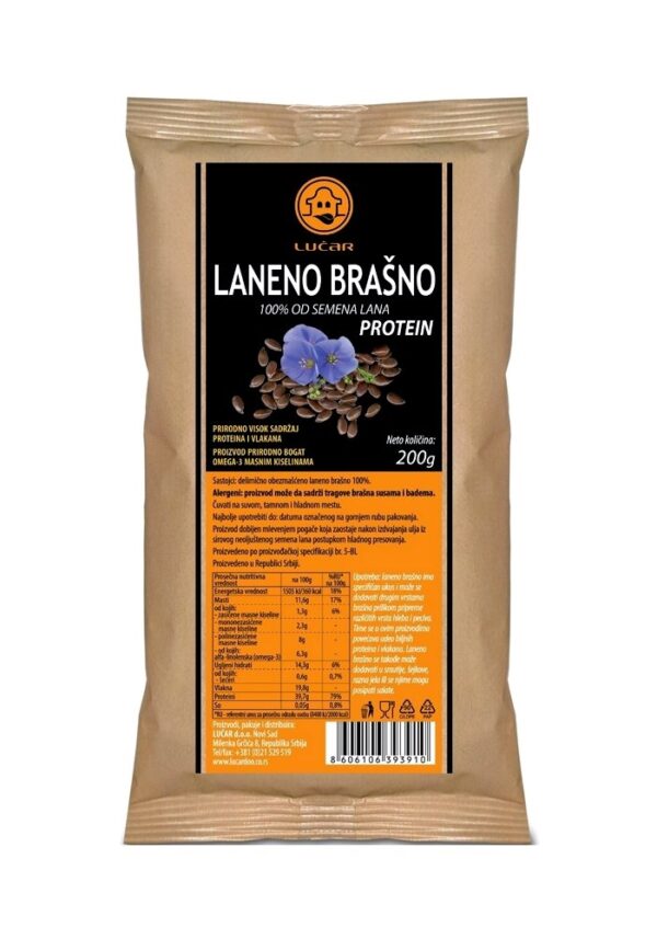 LANENO BRASNO 200G LUCAR | ZDRAVA HRANA ONLINE