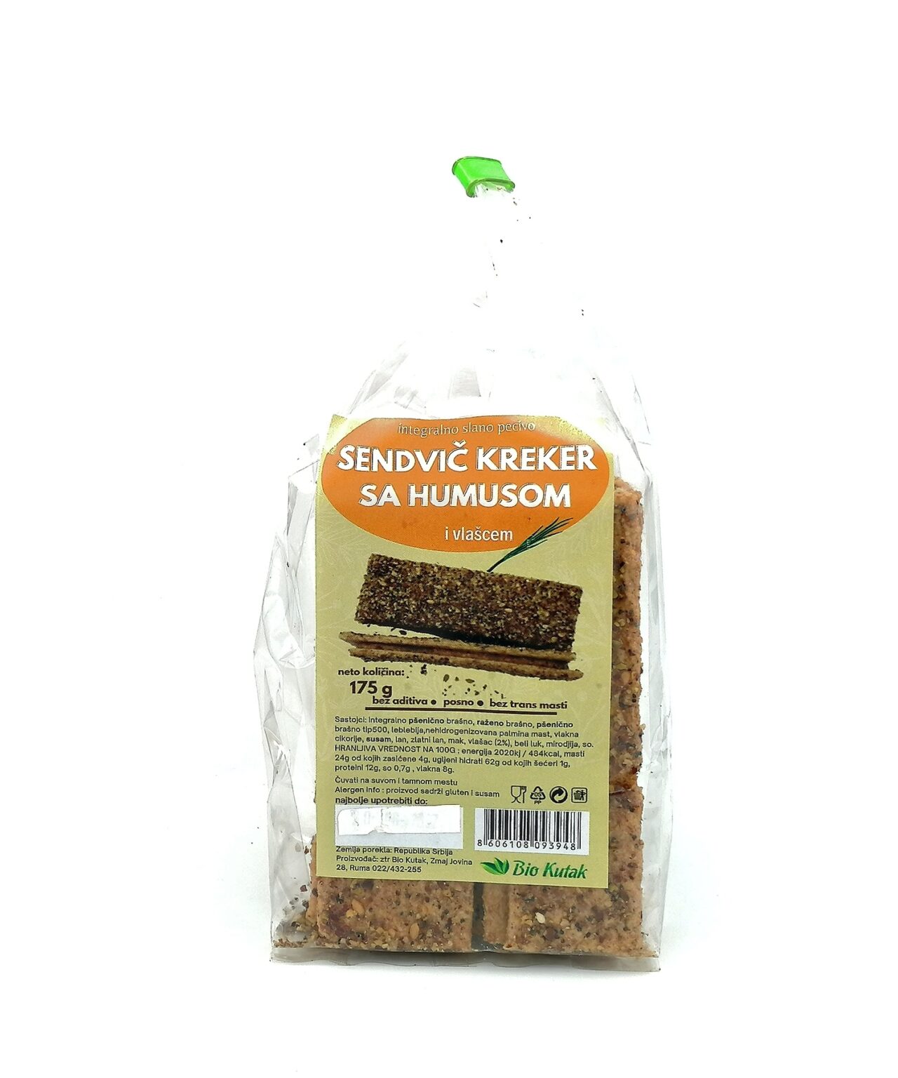 SENDVIC KEKS VLASAC 180g | ZDRAVA HRANA ONLINE